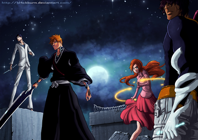 hd wallpaper: Uryu Ichigo Inoue Chad Bleach 0660